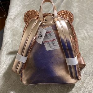 Loungefly | Bags | Disney Parks Loungefly 5th Anniversary Rose Gold ...